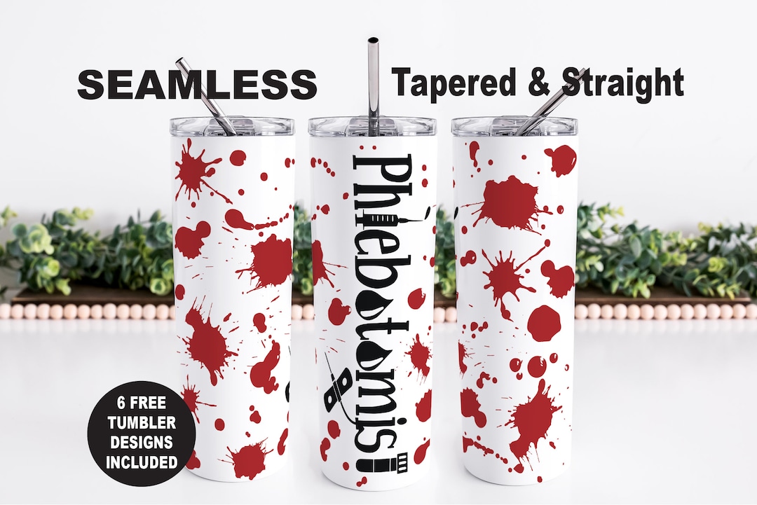 Phlebotomist PNG Tumbler Wrap Design, Phlebotomy Seamless Sublimation ...