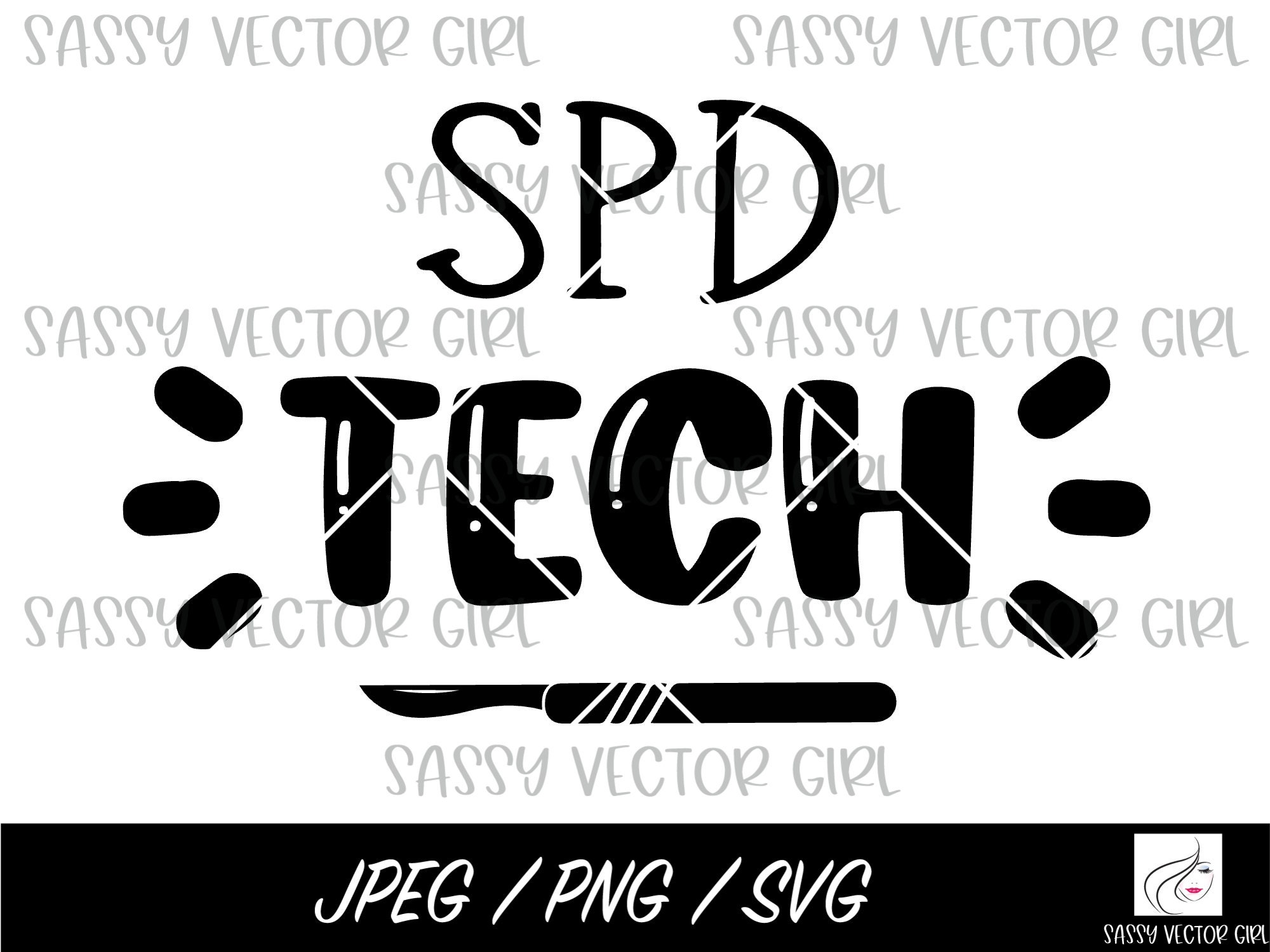 SPD Tech Svg, Sterile Processing Department Svg, SPD Png, Surgical Tech ...