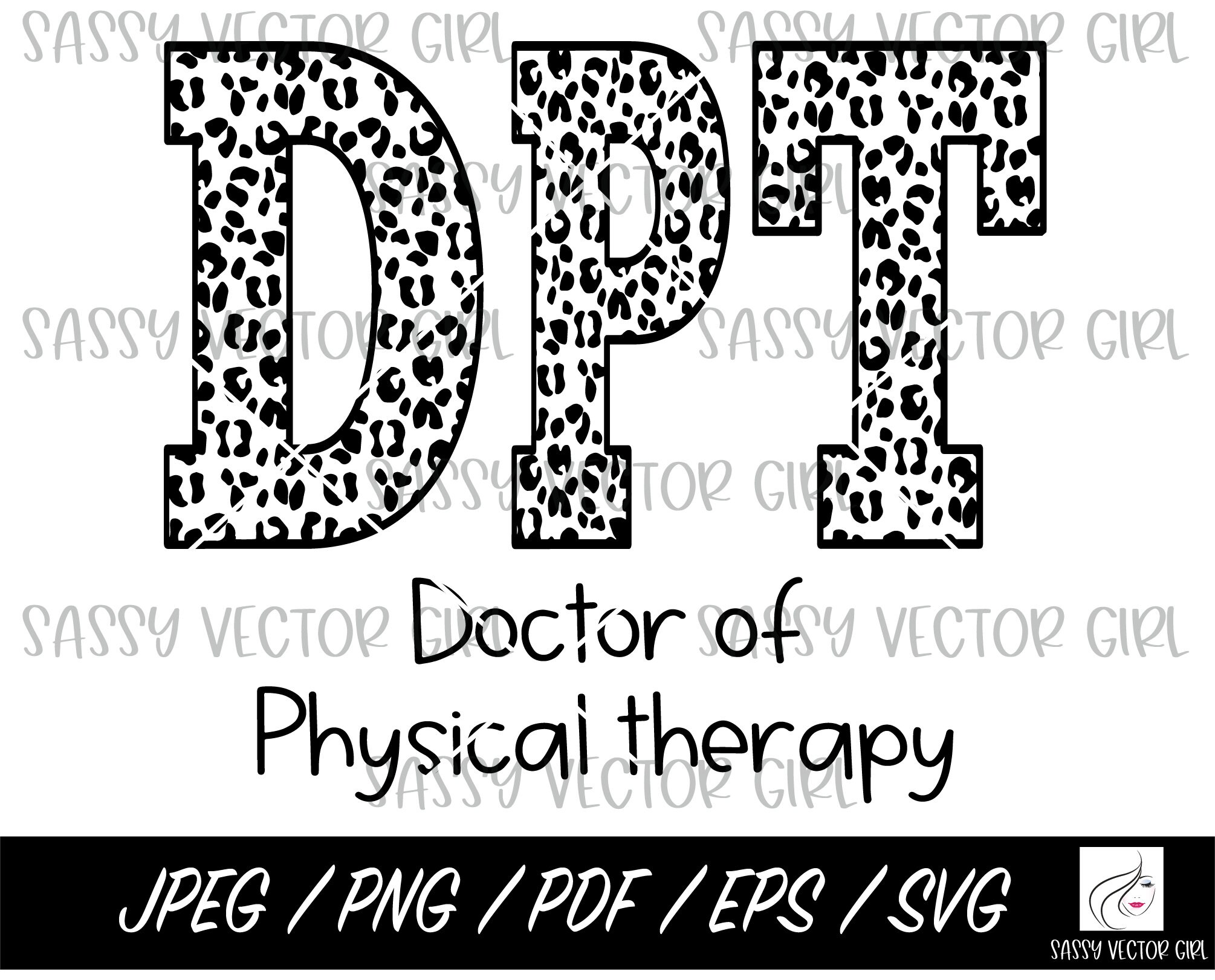 DPT SVG Doctor of Physical Therapy Png Dpt Png Dpt - Etsy