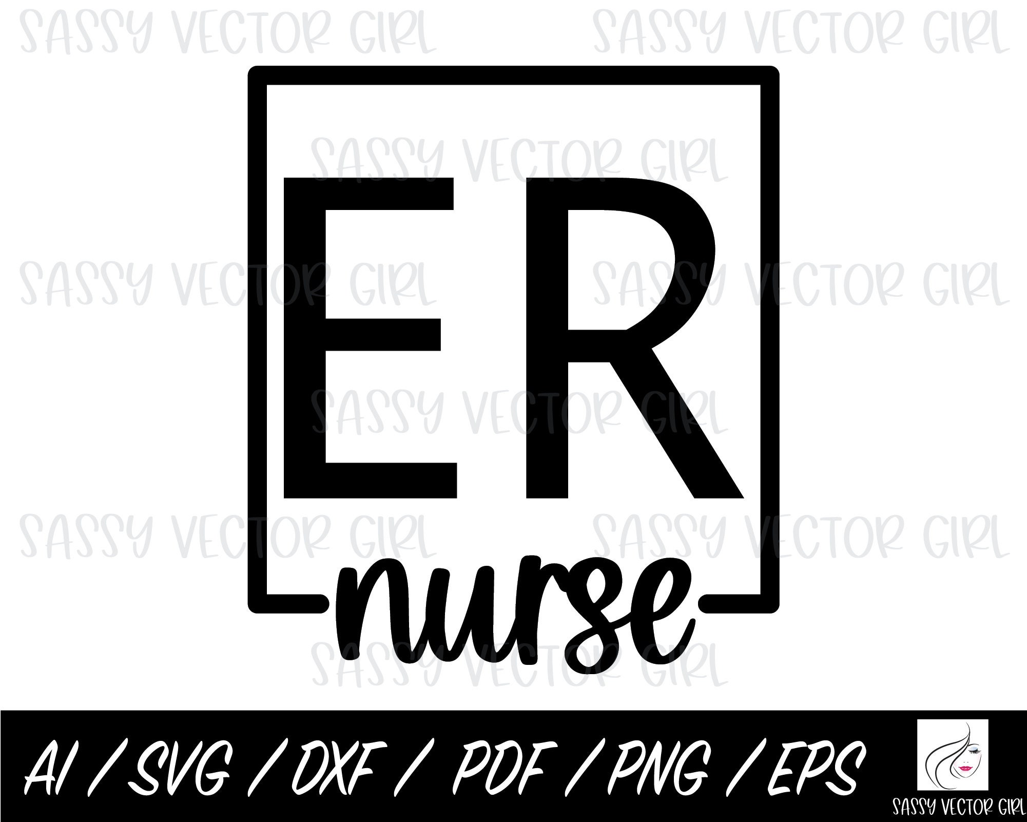 ER Nurse Svg ER Nurse Cut File Emergency Room Nurse Shirt - Etsy Ireland