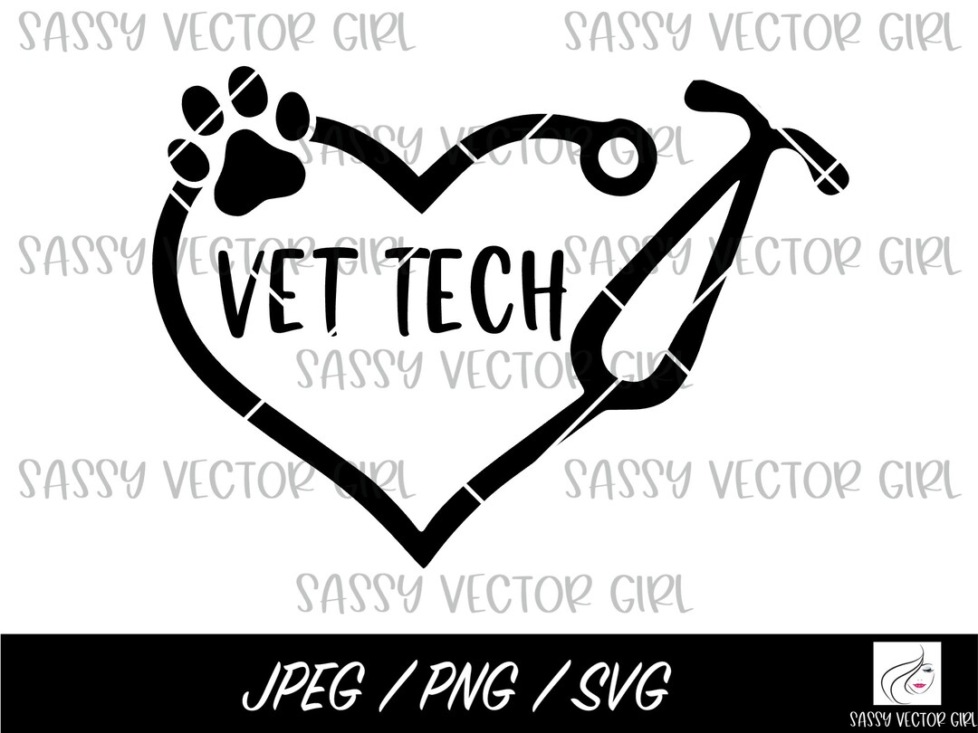 Vet Tech Svg, Veterinary Technician Instant Download, Veterinary ...