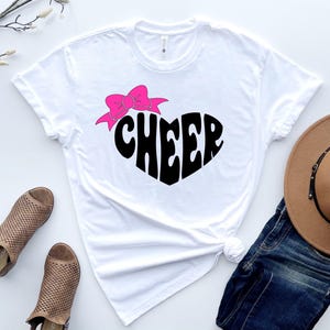 Cheer Heart Svg, Cheer Png, Cheer Shirt Svg, Cheer Bow Png ...