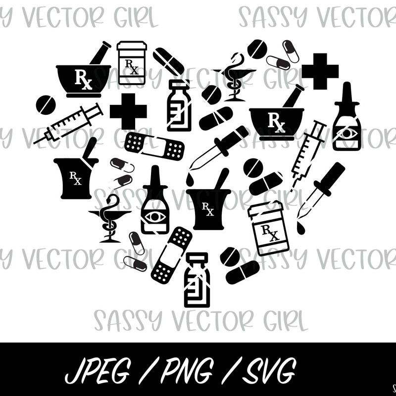 Pharmacy Svg - Etsy