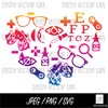 Optometry Svg, Glasses Png, Optometry Heart Svg, Optometrist Png ...