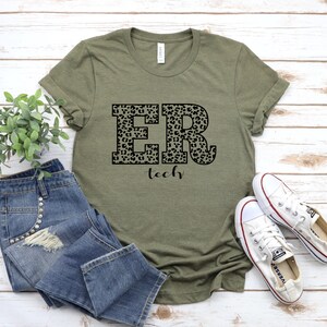 ER Tech Svg, ER Tech Cut File, Emergency Room Technician Shirt Design ...