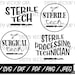 Sterile Processing Technician Svg, Sterile Tech Bundle Svg, Surgical ...