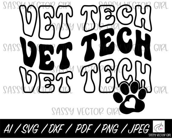 Vet Tech Svg Vet Tech Shirt Svg Veterinary Technician - Etsy