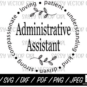 Administrative Assistant Svg, Admin Assistant Svg, Admin Squad Png ...