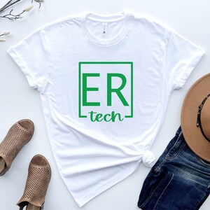 ER Tech Svg, ER Tech Cut File, Emergency Room Technician Shirt Design ...
