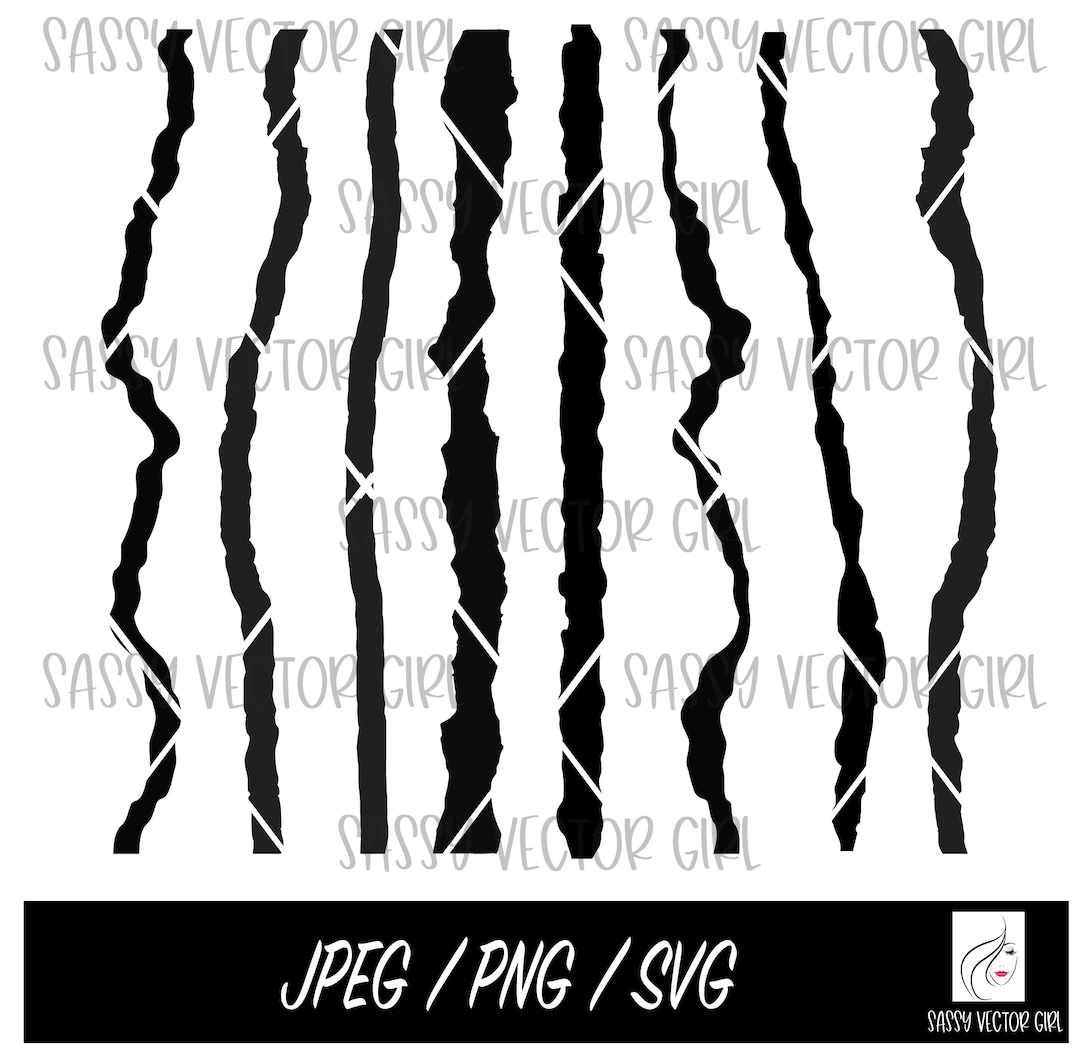 Digital Torn Edge, Torn Paper Border SVG, Ripped Paper Clip Art, Torn ...