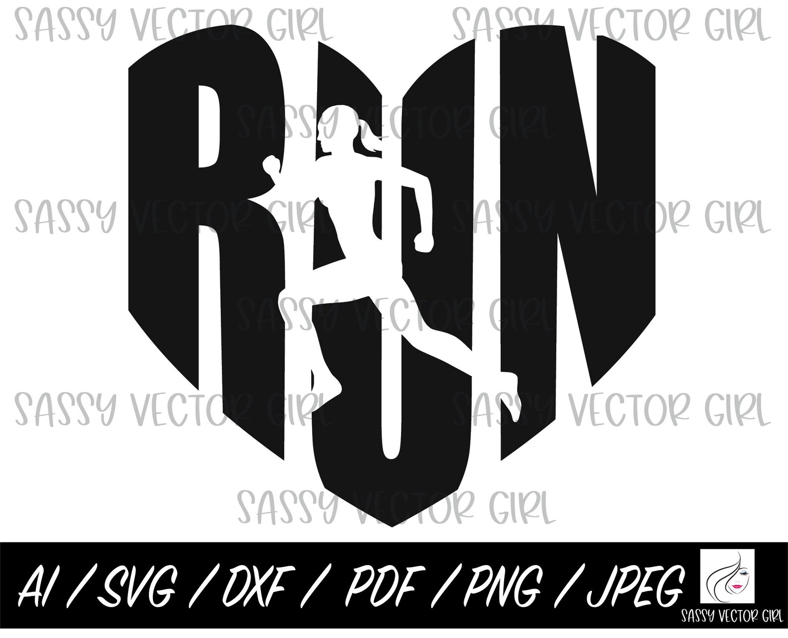 Runner Svg, Girl Runner Heart Svg, Run Heart Instant Download, Running ...