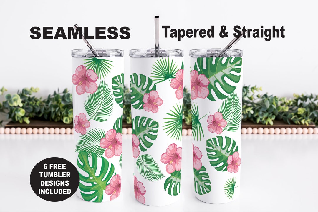 Seamless Tropical Wrap PNG Design, Summer Beach Skinny Tumbler ...