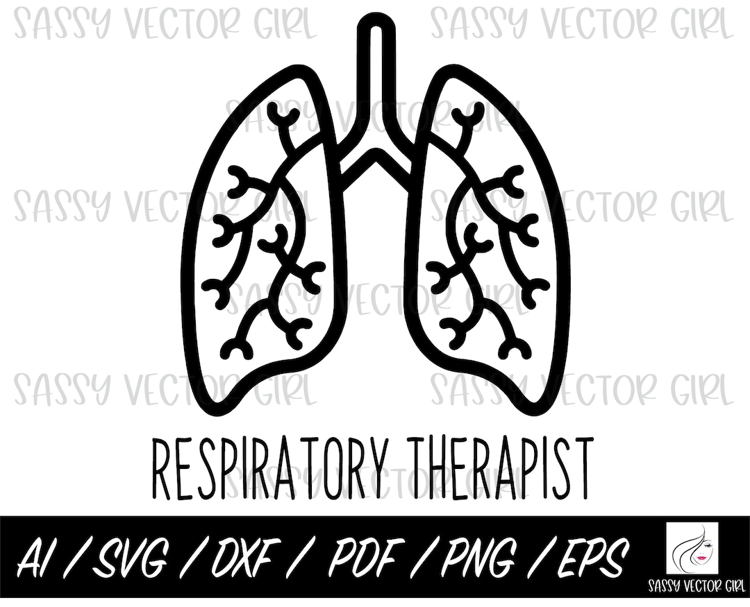 Respiratory Therapist SVG, Rt Svg, Respiratory Therapy Svg, Lungs Svg ...