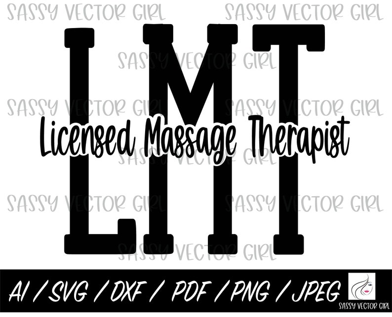 LMT Svg Licensed Massage Therapist Svg Lmt Instant Download - Etsy