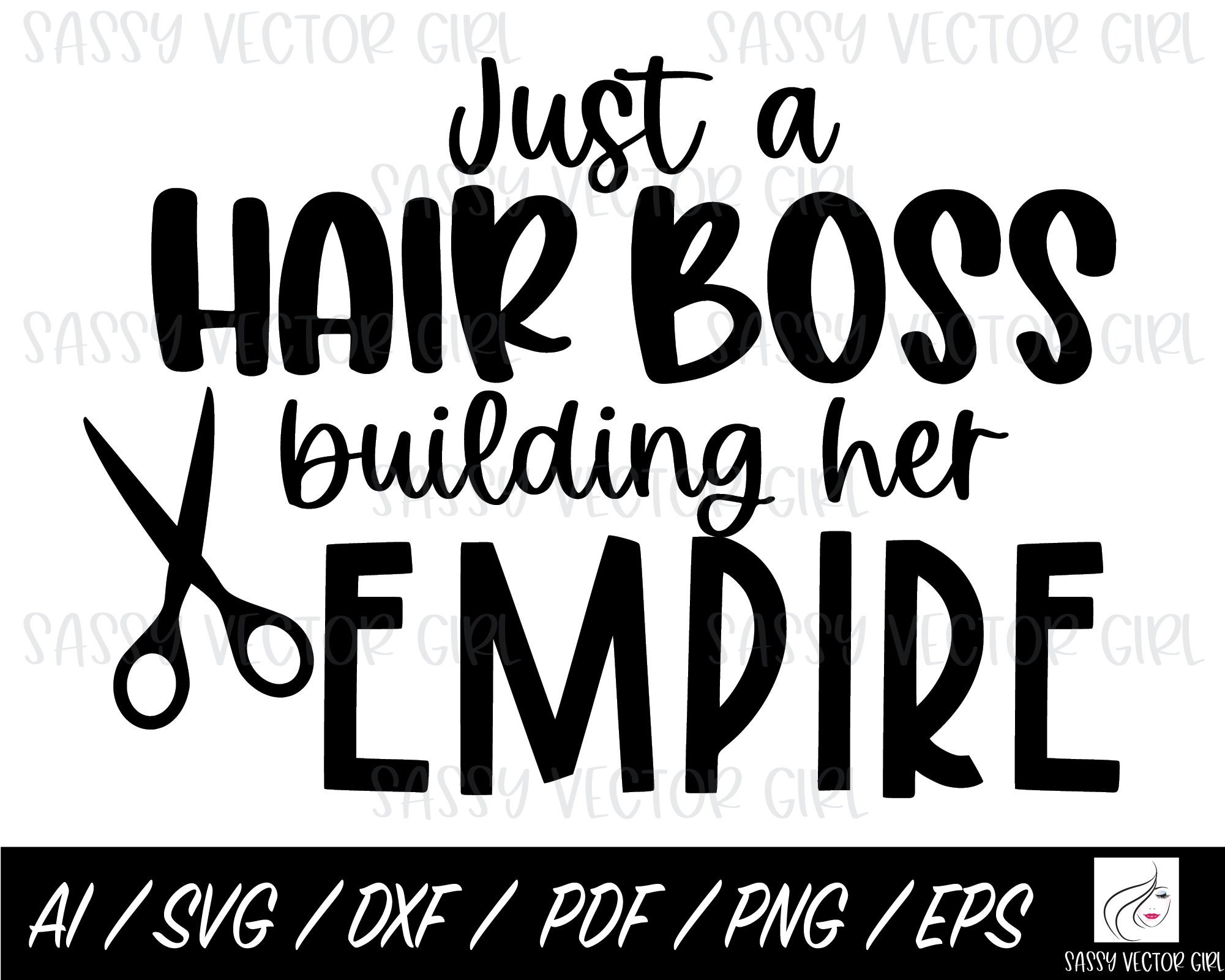 Hair Stylist SVG Hairdresser SVG Hair Boss Png Clipart Hair - Etsy
