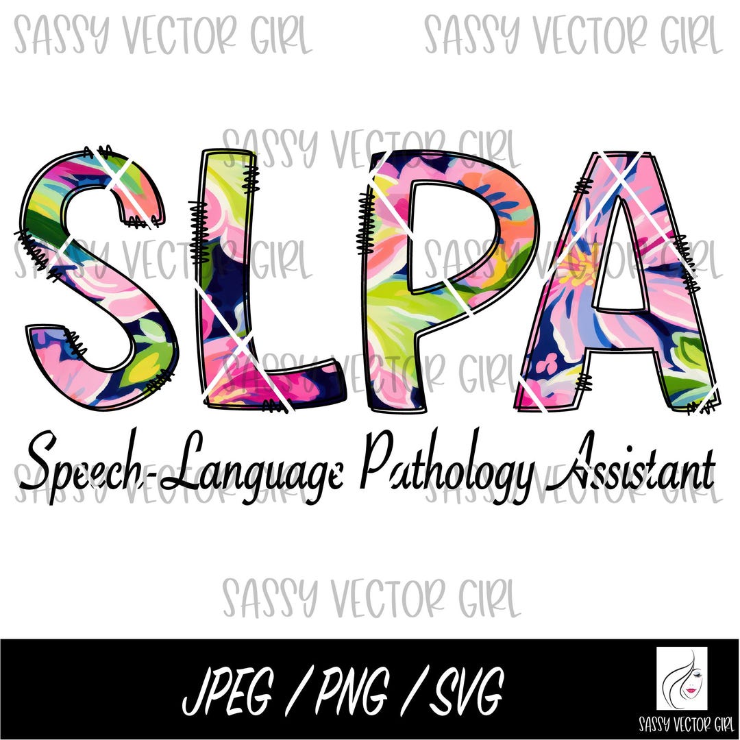 SPLA Png, Speech Language Pathology Assistant SVG, Speech Therapist ...
