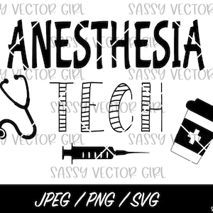 Anesthesia Tech Svg, Anesthesia Png, Anesthesia Svg Cut File ...