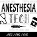 Anesthesia Tech Svg, Anesthesia Png, Anesthesia Svg Cut File ...