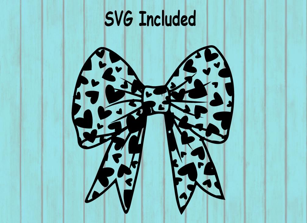 Heart Bow Png, Hearts Coquette Bow Png, Valentine's Day Retro Bow for ...