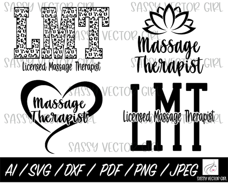 LMT Bundle Svg, Licensed Massage Therapist Svg, Lmt Instant Download ...