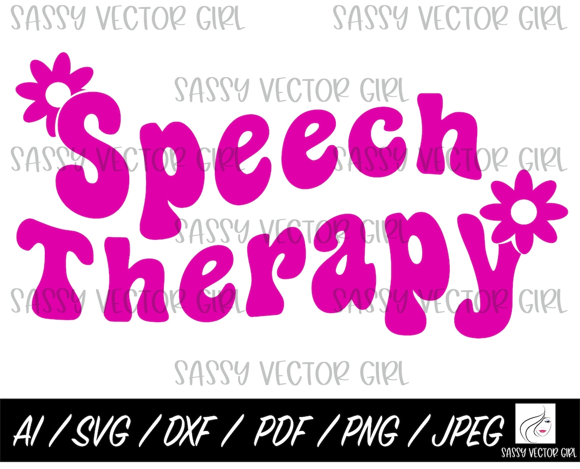 Speech Therapy Svg Speech Language Pathologist SVG SLP Svg - Etsy