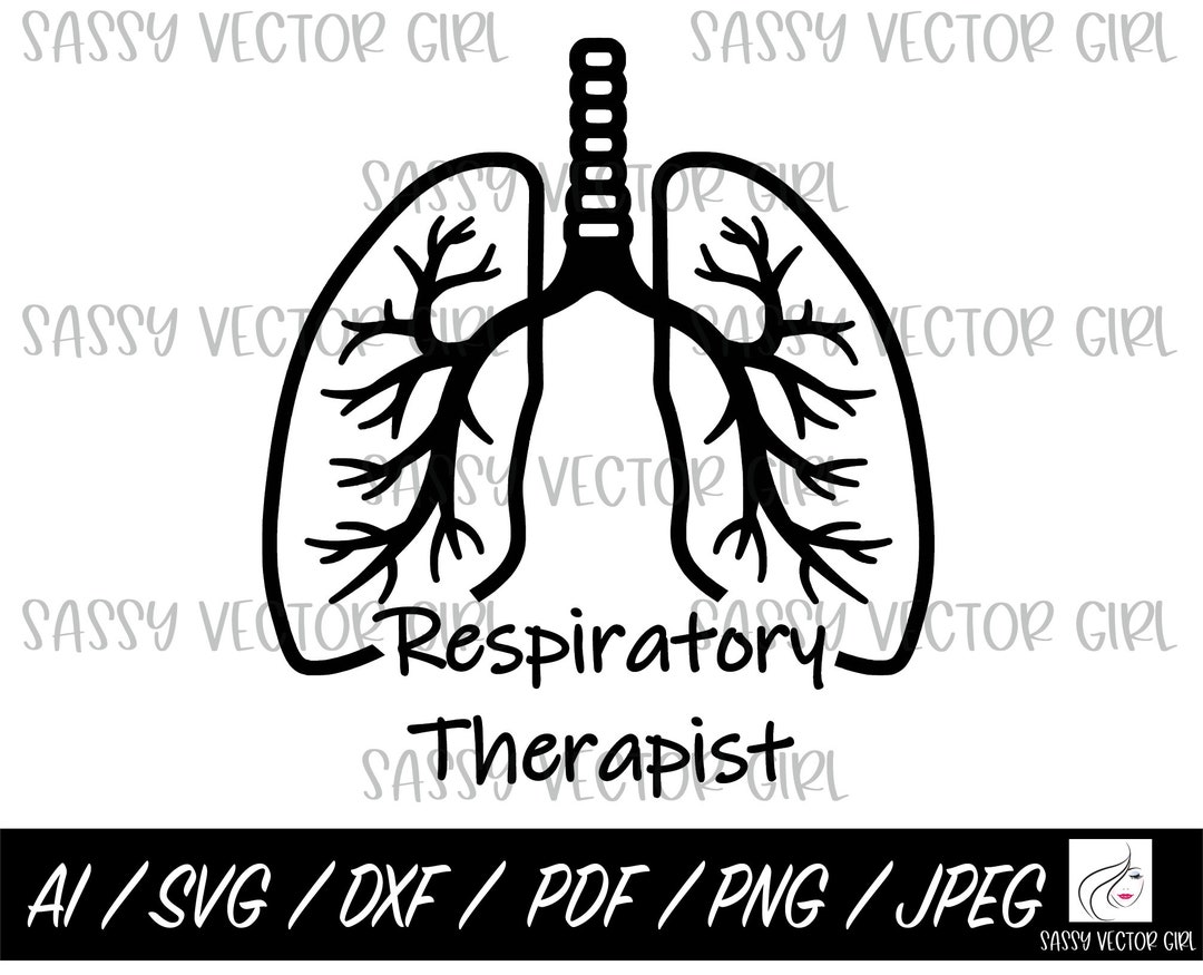 Respiratory Therapist SVG, Rt Svg, Respiratory Therapy Svg, Lungs Svg ...