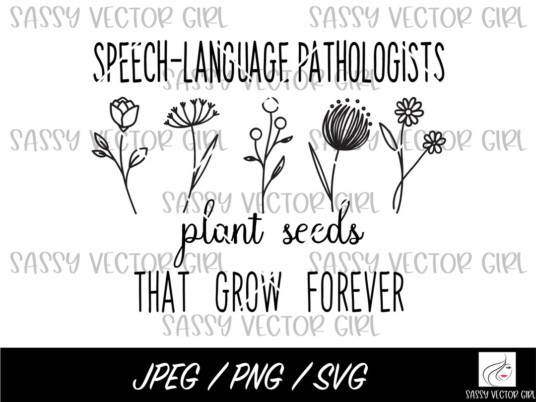 Speech Language Pathologist SVG, SLP Cut File, Speech Therapist Clipart ...