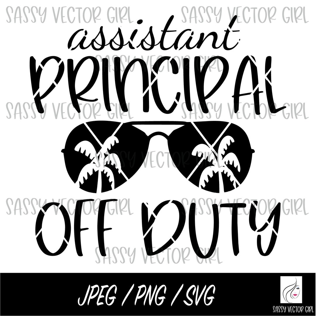 Assistant Principal off Duty SVG, Assistant Principal Summer Mode Png ...