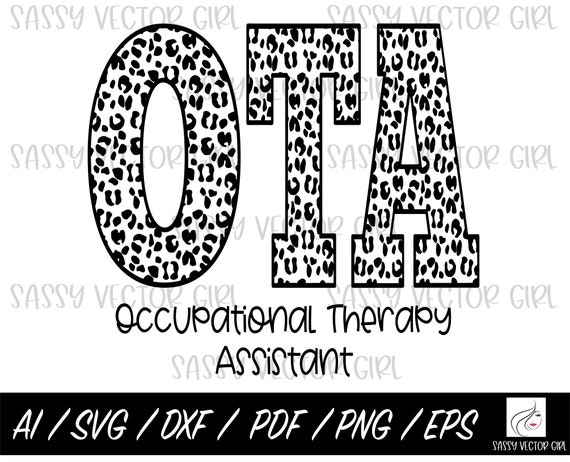 OTA Svg Occupational Therapy Assistant Svg Occupational | Etsy