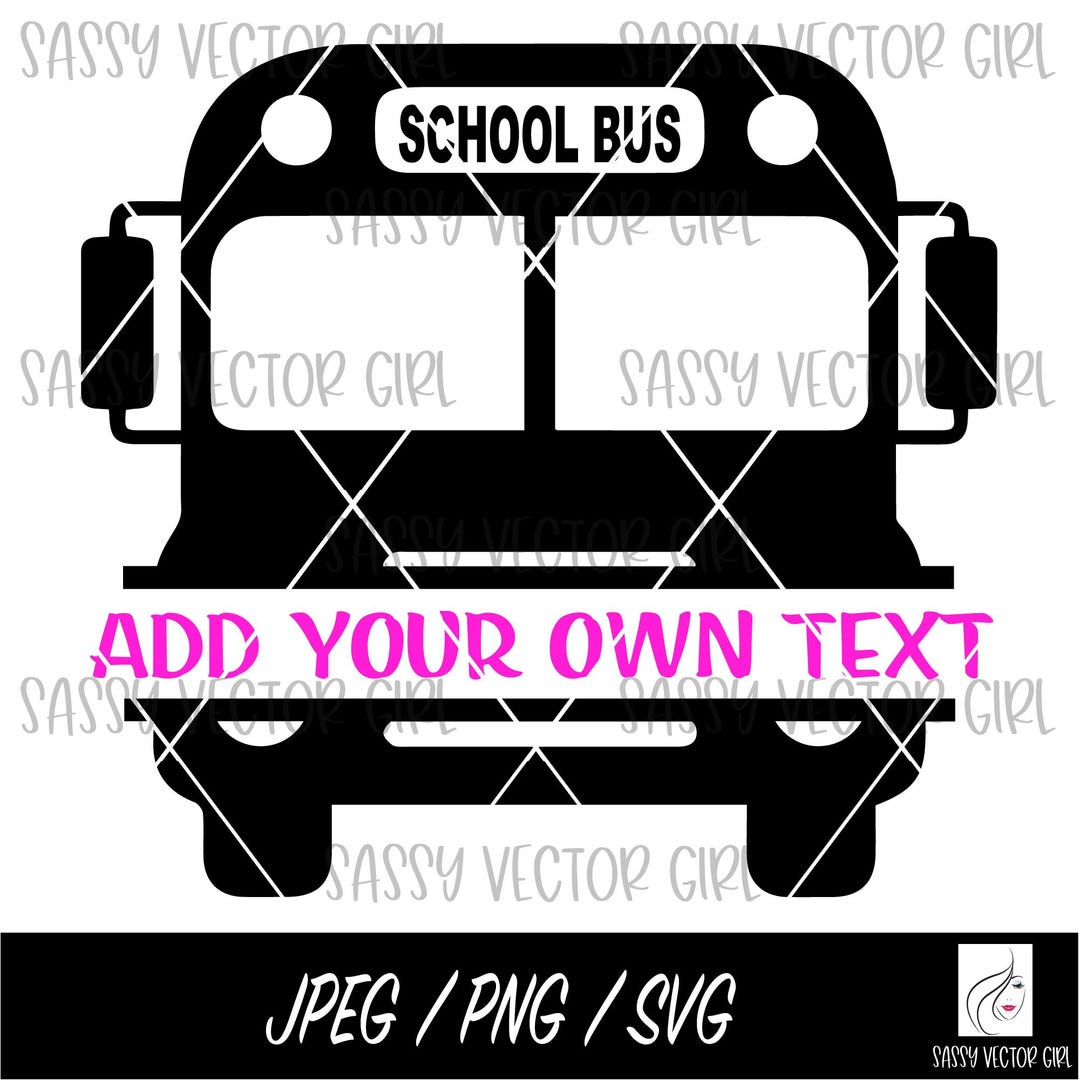 Bus Driver Svg, Split Frame Monogram School Bus Driver Png, School Bus ...