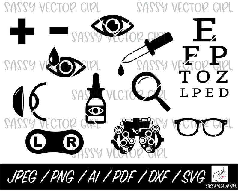 Optometry Svg Bundle Glasses Png Optometry Clipart Svg - Etsy