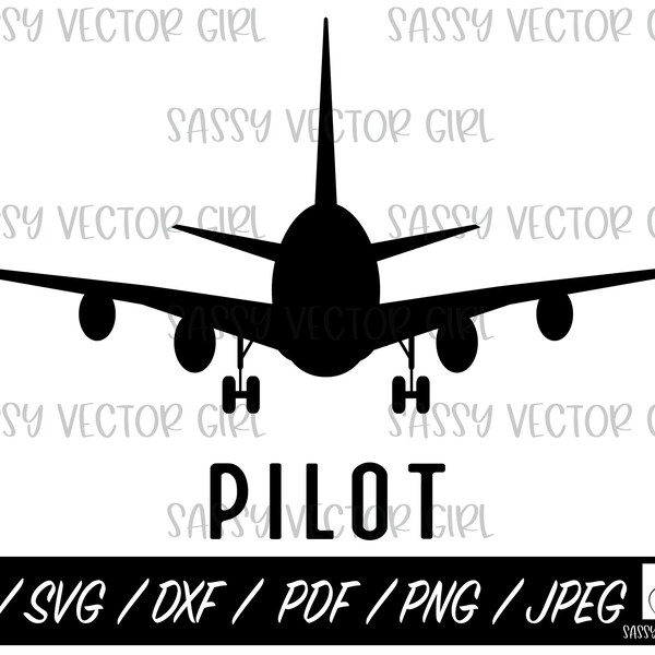 Pilot Svg - Etsy