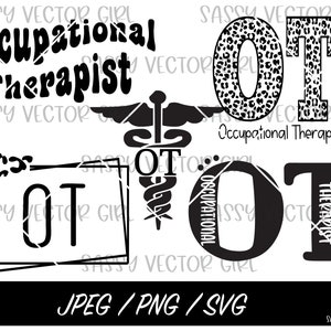 OT Svg Bundle, Occupational Therapist Svg, Occupational Therapy Png ...