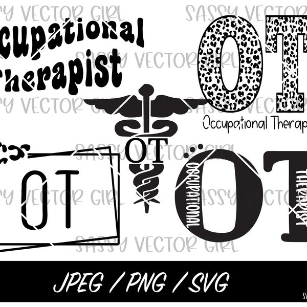 Occupational Therapy Svg Bundle - Etsy