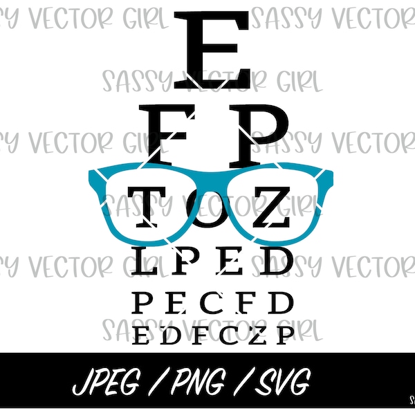 Eye Chart Art - Etsy