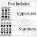 Stacked Checkered Font TTF, Stacked Font Otf, Mirror Font Svg, Stacked ...