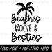 Girl Weekend SVG Beaches Booze and Besties Instant Download | Etsy