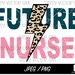 Future Nurse PNG Future Nurse Lightning Nursing Student Png - Etsy