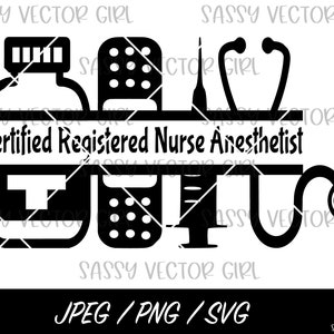 CRNA Svg, CRNA Png, Nurse Anesthetist Svg, Anesthesiology Png ...