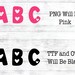 Valentine Font TTF, Heart Font, Valentine's Day Font, Cute Hearts ...