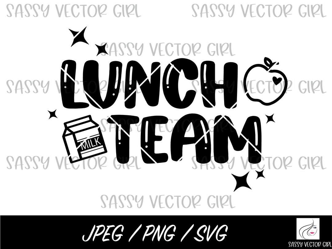 Lunch Team Svg, Cafeteria Crew Svg, Cafeteria Worker, Lunch Lady Png ...