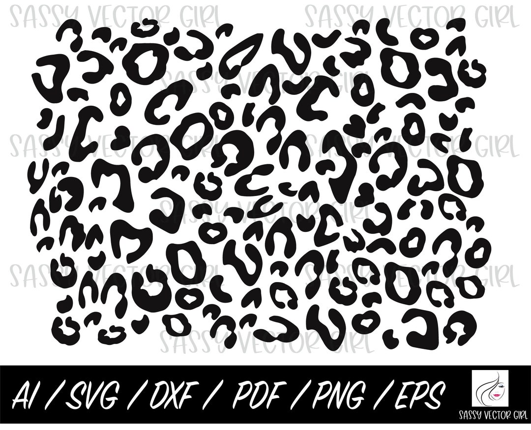 Leopard Print SVG, Animal Print SVG, Cut File for Cricut and Silhouette ...