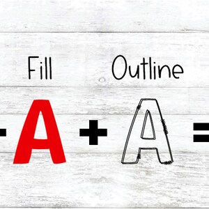 Commercial Use Doodle Letters, Transparent Doodle Alphabet Solid Fill ...