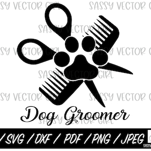 Dog Groomer SVG, Dog Groomer Png, Pet Groomer Png, Dog Groomer Cut File ...