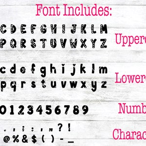 Valentine Font TTF, Heart Font, Valentine's Day Font, Cute Hearts ...