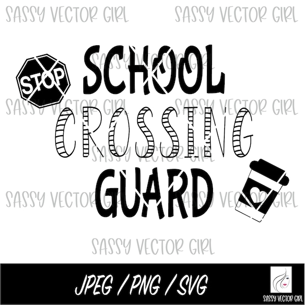 Crossing Guard Svg - Etsy
