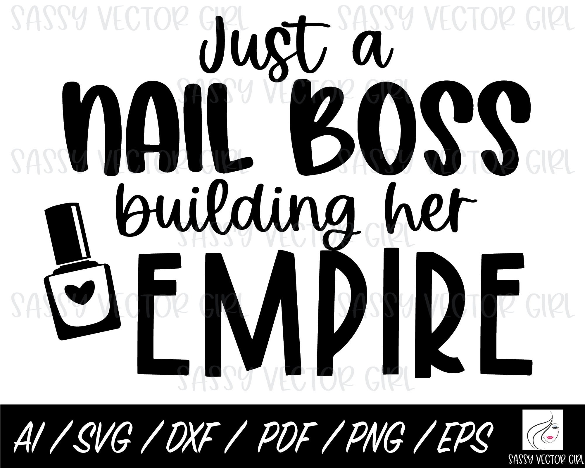 Nail Tech SVG Manicurist SVG Nail Artist Svg Nail Boss Png - Etsy