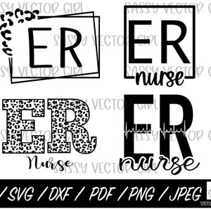 ER Nurse Svg ER Nurse Bundle Svg Emergency Room Nurse Shirt - Etsy