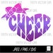 Cheer Svg, Cheer Heart Svg, Cheer Shirt Svg, Cheer Bow Svg ...