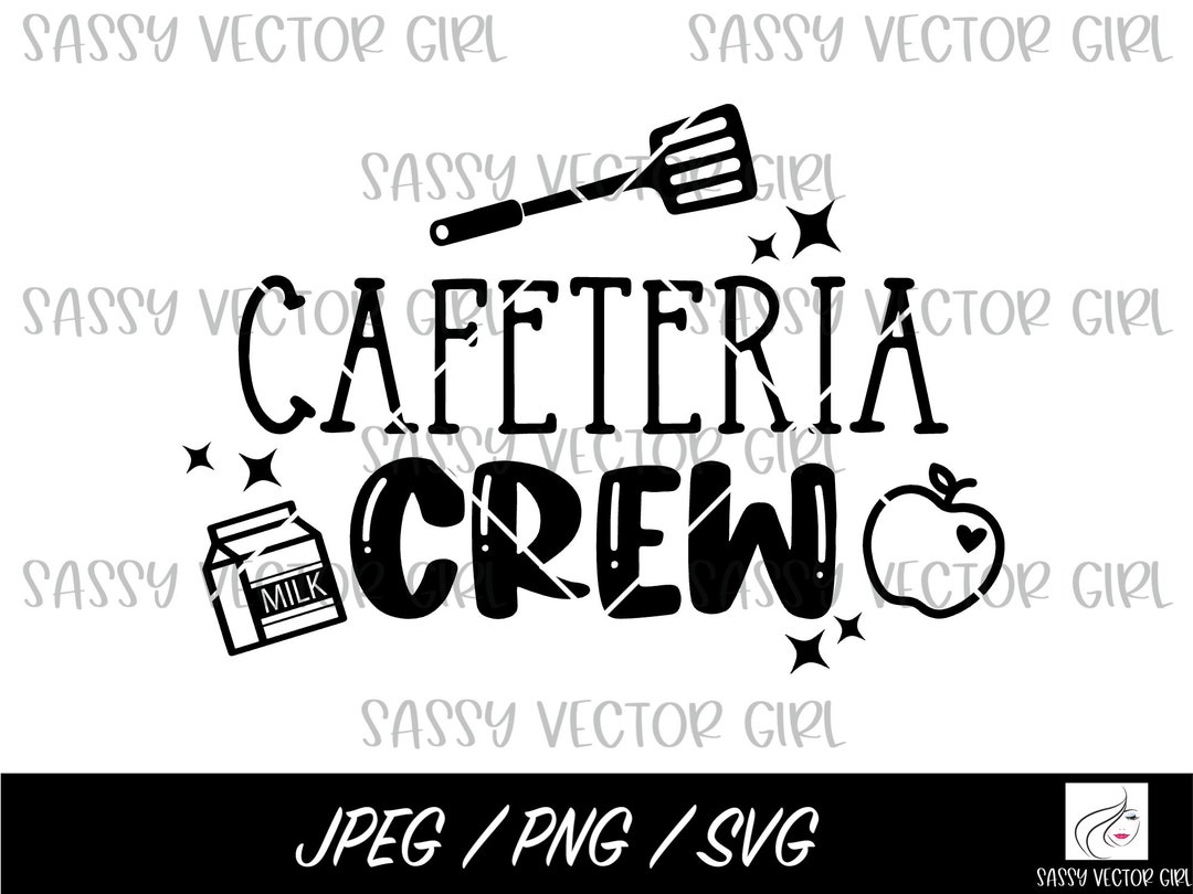 Cafeteria Crew Svg, Cafeteria Worker SVG, Lunch Lady Png, School Lunch ...